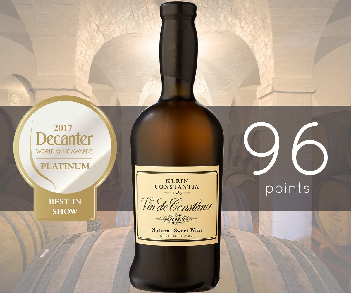Vin de Constance 2013, Best in Show la Decanter World Wine Awards ...